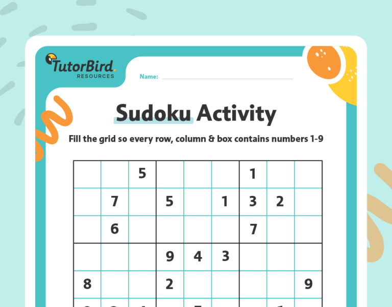 Free Printables - TutorBird Resources